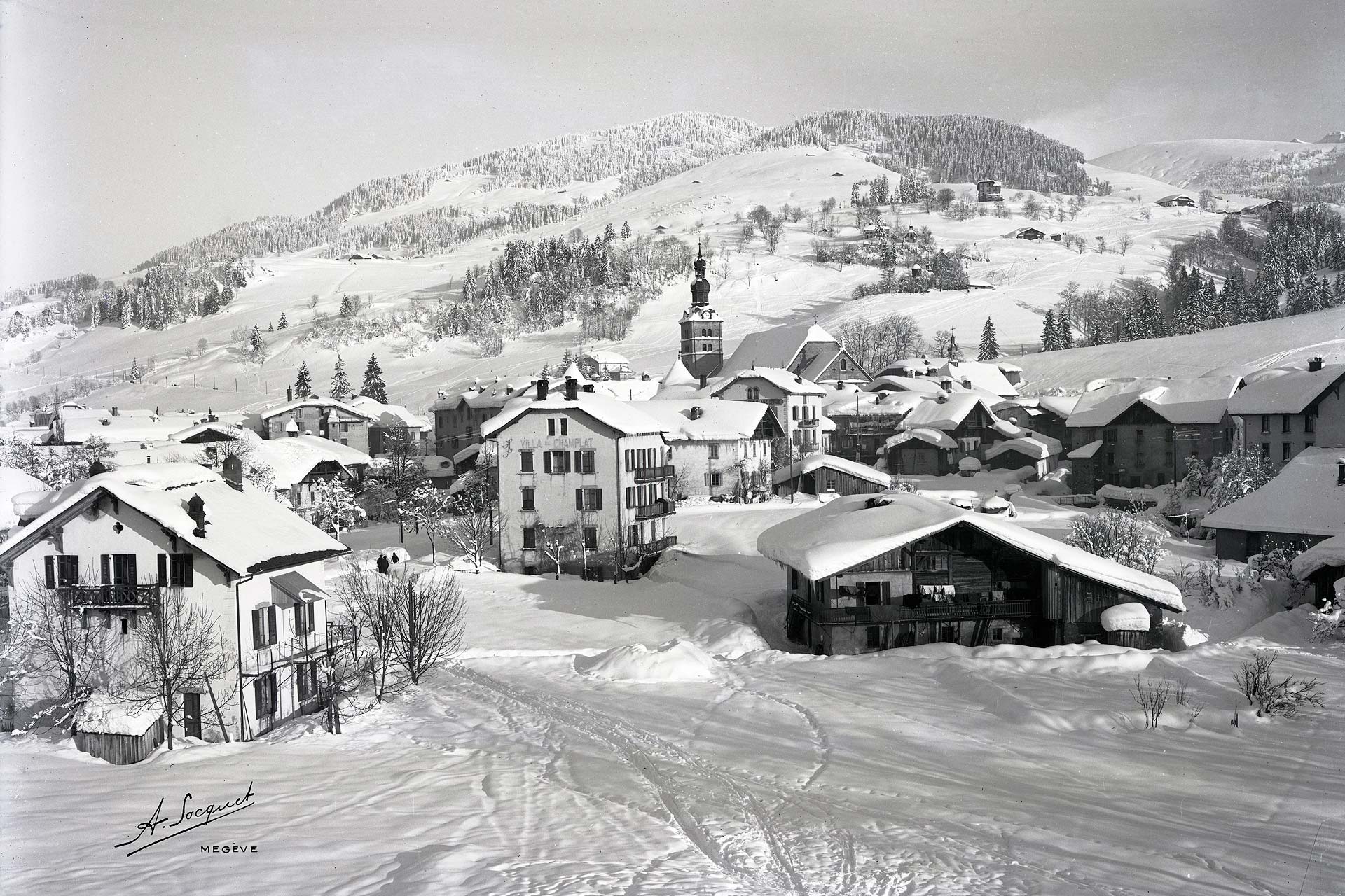 Histoire & origine de Megève - Village authentique & station iconique