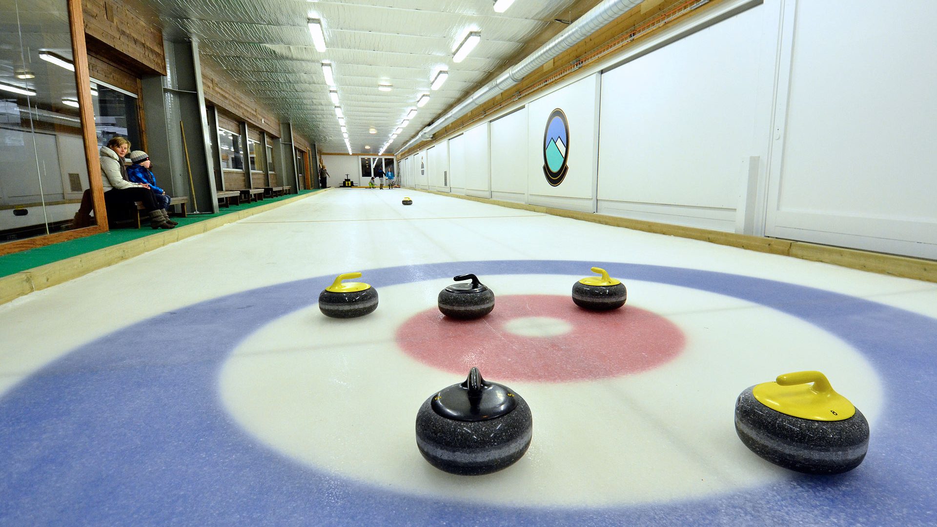Curling rinks at the Palais Megève | Megeve Tourism